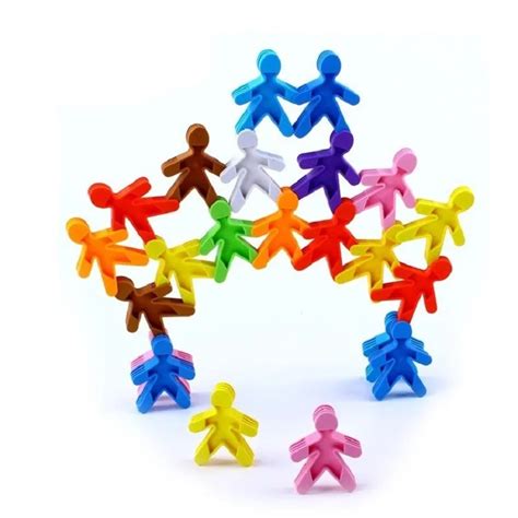 Human Style Inserting Blocks 55 Pcs Inventors