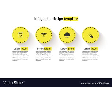 Set Unknown Document Ufo Abducts Cow Network Vector Image