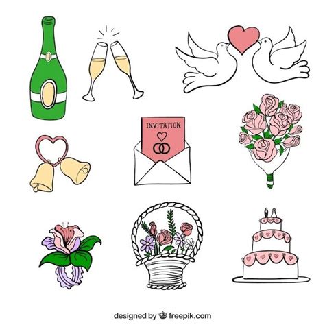 Sketchy Weeding Elements Free Vector Vector Free Vector Free
