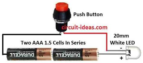 Simple Led Flashlight Circuit Torch Circuit Circuit Ideas For You