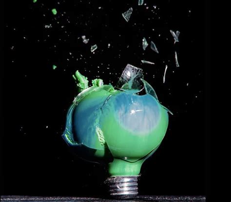 Design Dautore High Speed Photos Of Exploding Light Bulbs BY JON SMITH