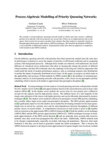 Process Algebraic Modelling Of Priority Queueing Networks