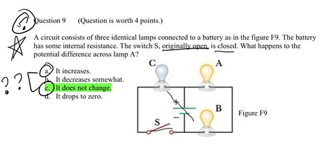 Solved A Circuit Consists Of Three Identical Lamps Connected