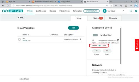 Bermain Arduino IoT Cloud Aplikasi Datalogger IoT