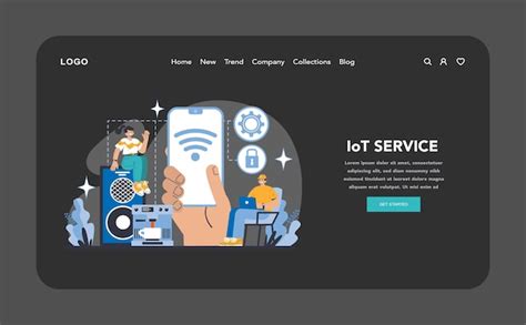 Premium Vector Smart Home Technology Web Or Landing Page Integrated