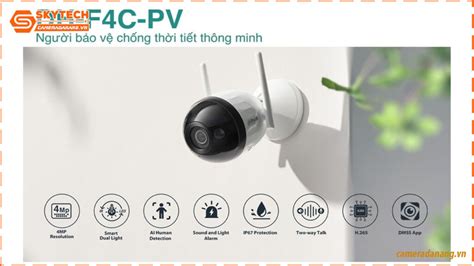 Camera Ip Wifi Dahua Ngoài Trời Cố định Dh F4c Pv