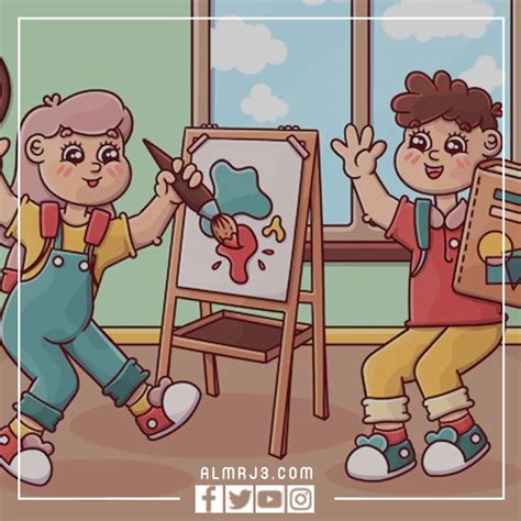 رسومات عن العودة الى المدرسة 2025 جاهزة للطباعة موقع المرجع