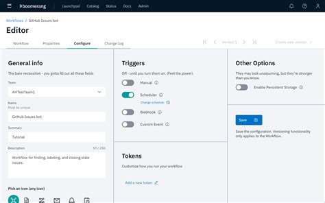 GitHub Issues Bot Boomerang