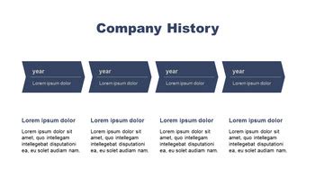 Minimalist Project Presentation Slide Design