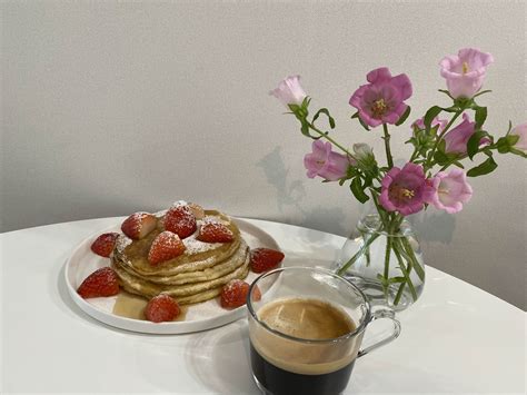 팬케이크 만들기 핫케이크 팬케이크 믹스 아이 방학 간식 초간단 홈 브런치