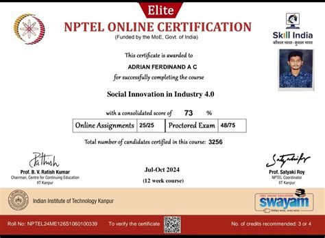 Learningneverstops Nptel Skilldevelopment Acadrian Ferdinand