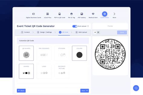 how to create and design event ticket qr code