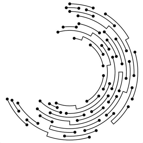 Premium Vector Technology Circuit Board Circle Background