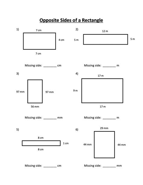 Side Lengths And Angle Measures Worksheet