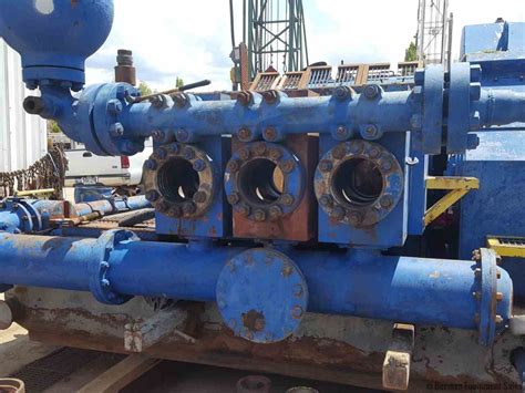 2006 Hrsb F1000 Triplex Pump 6 34 X 10 Beeman Equipment Sales