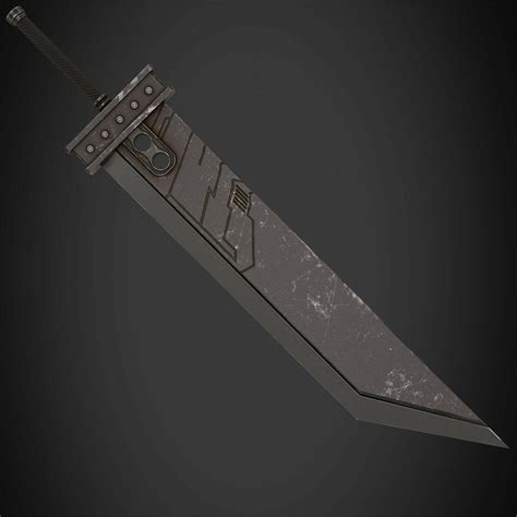 Stl File Final Fantasy Vii Cloud Buster Sword For Cosplay ☁️ ・3d