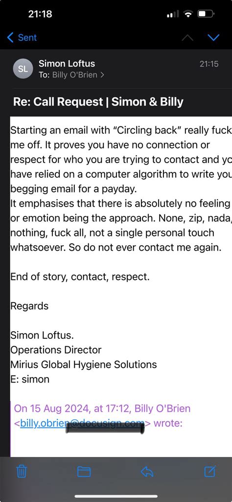 Simon Loftus On Linkedin Ai Emails Are Really Really Starting To Bother Me As You Can Tell