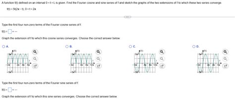 solved a function f t ﻿defined on an ﻿interval