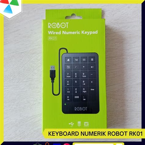 Jual Keyboard Numerik Robot Rk01 Usb 20 23 Keys Numeric Wired Keypad