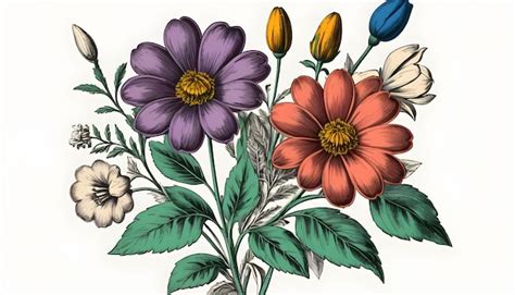 Imágenes De Flores Dibujadas Realistas Descarga Gratuita En Freepik