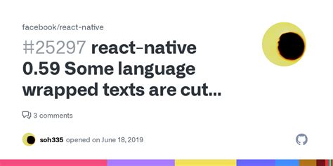 React Native Some Language Wrapped Texts Are Cut Off On Android Issue Facebook