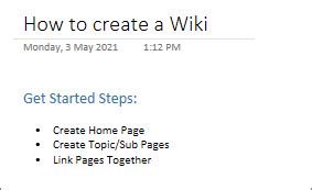 How To Create A Wiki In OneNote