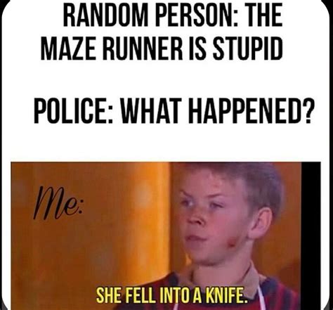 Mazerunner Fan In Maze Runner Maze Runner Funny Maze Runner Movie