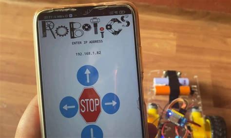 WiFi Controlled Robot Using ESP Android App WiFi Controlled Robot Using ESP Android App