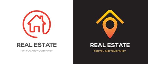 부동산 에이전시 또는 코티지 타운 엘리트 클래스를위한 템플릿 표지판 세트 부동산 로고 개념에 대한 스톡 벡터 아트 및 기타 이미지 개념 개념과 주제 건설 산업