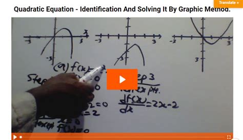 Quadratic Equation 2 Identification And Solving It By Algebraic Method With Real Life Problems