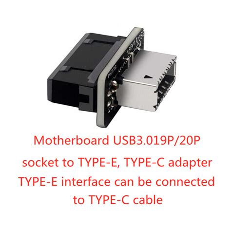 USB Internal Header To USB Type C Converter For Computer Motherboard Jawa