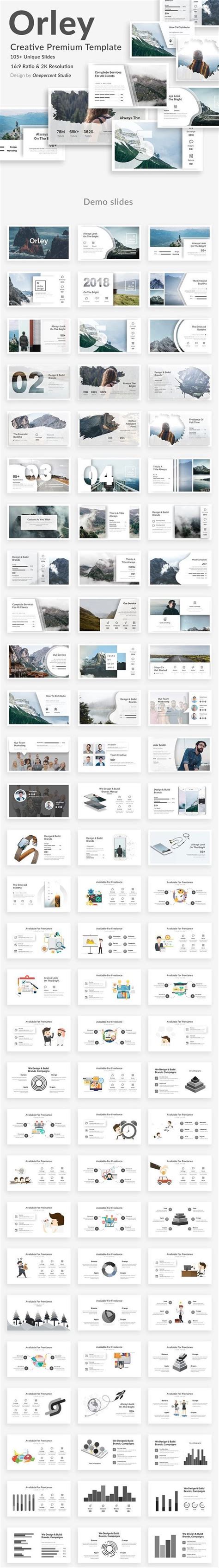 Orley Creative Google Slide Template Keynote Template Creative Powerpoint Templates