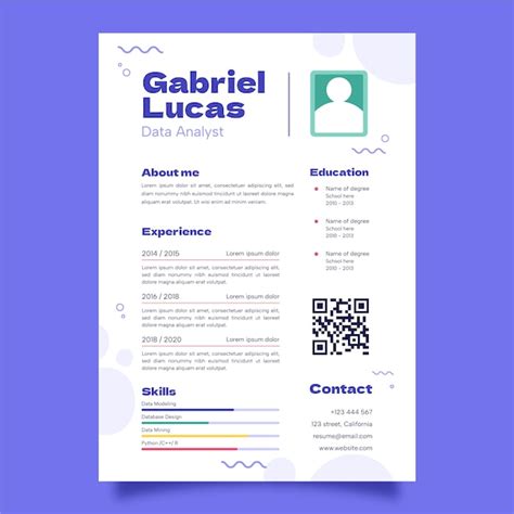 Premium Vector Data Analysis Template Design