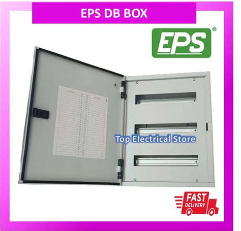 Eps Em 3a 3row 45way Metal Clad 500x400x120mm Metal Clad Enclosure Db Box Mcb Metal Box Lazada
