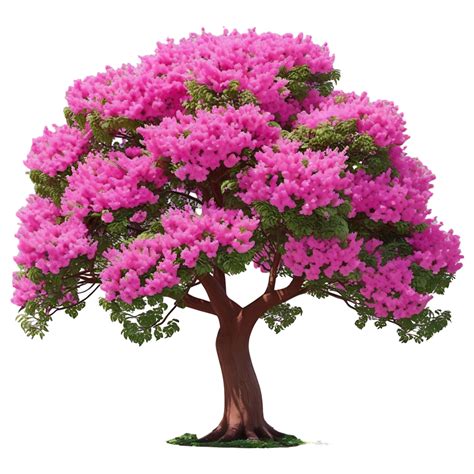 Realistic Blooming Tree Perfect For Digital Art Designs Png