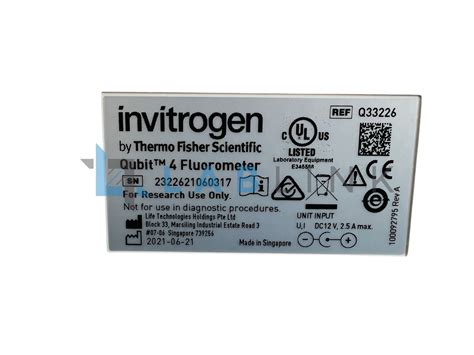 Used Invitrogen Qubit 4 Fluorometer For Sale At Lablink