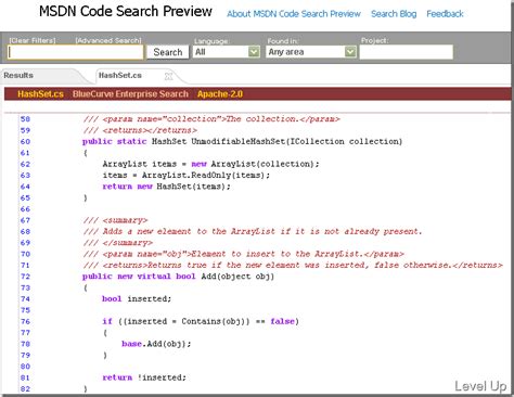 Net Resource Msdn Code Search Preview Level Up 點部落