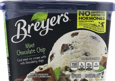 Breyers Mint Chocolate Chip Ice Cream Breyers Customers Reviews Listex Online