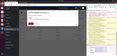 Unable To Delete Vm · Issue 266 · Cockpit Projectcockpit Machines · Github