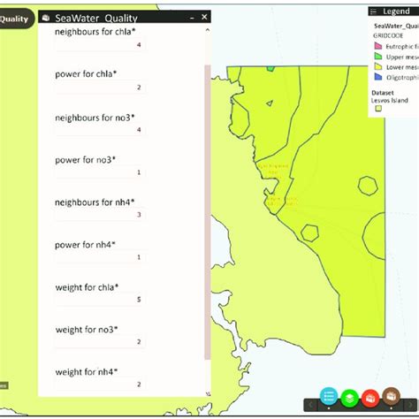 Spatial Distribution Of The Eutrophication Levels In The Strait Of Download Scientific Diagram