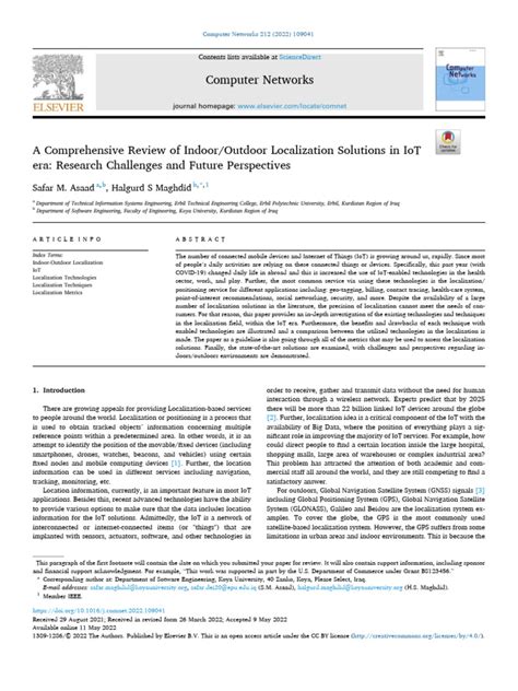 A Comprehensive Review Of Indoor Outdoor Localization Solutions In