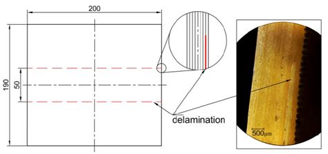 Composite Plate With Artificial Delamination Download Scientific Diagram
