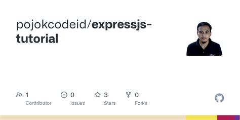 Github Pojokcodeidexpressjs Tutorial