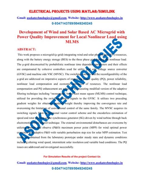 Power Flow Control Of Hybrid Micro Grids Using Modified Uipc Pdf