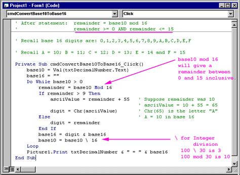 converting from base 10 to base 16