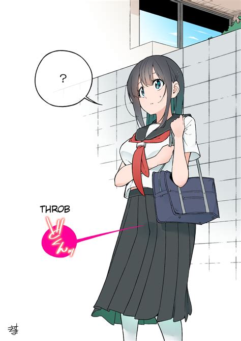 rule 34 1futa 1koma bag black hair black skirt blue hair clothed