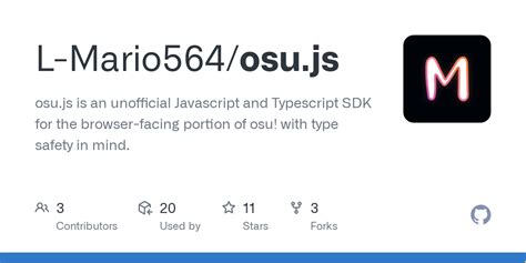 issues · l mario564 osu js · github
