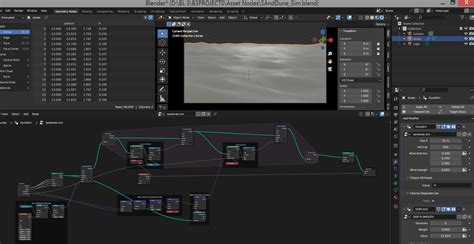 geometry simulation nodes how to store previous location in the most
