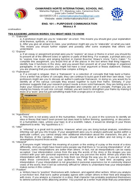 Module 8 Lecture Guide Pdf Sic Cognitive Science