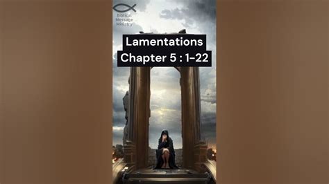 The Bible Lamentations Chapter 5 Youtube
